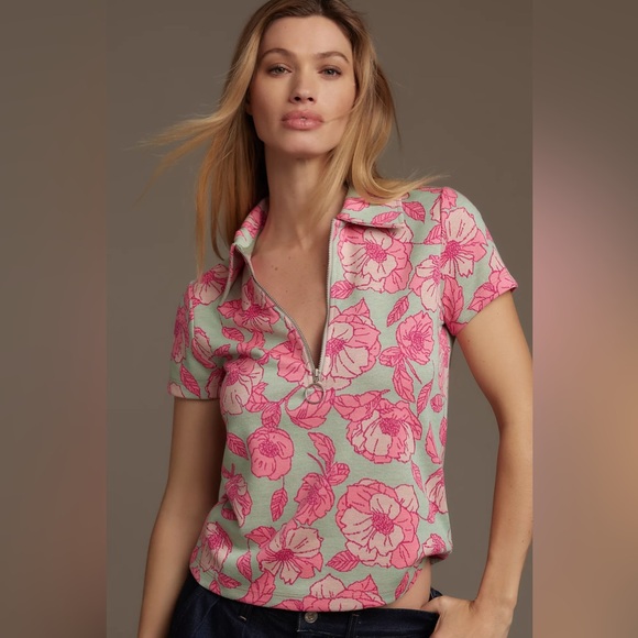 Maeve | Tops | Maeve Floral Jacquard Top | Poshmark